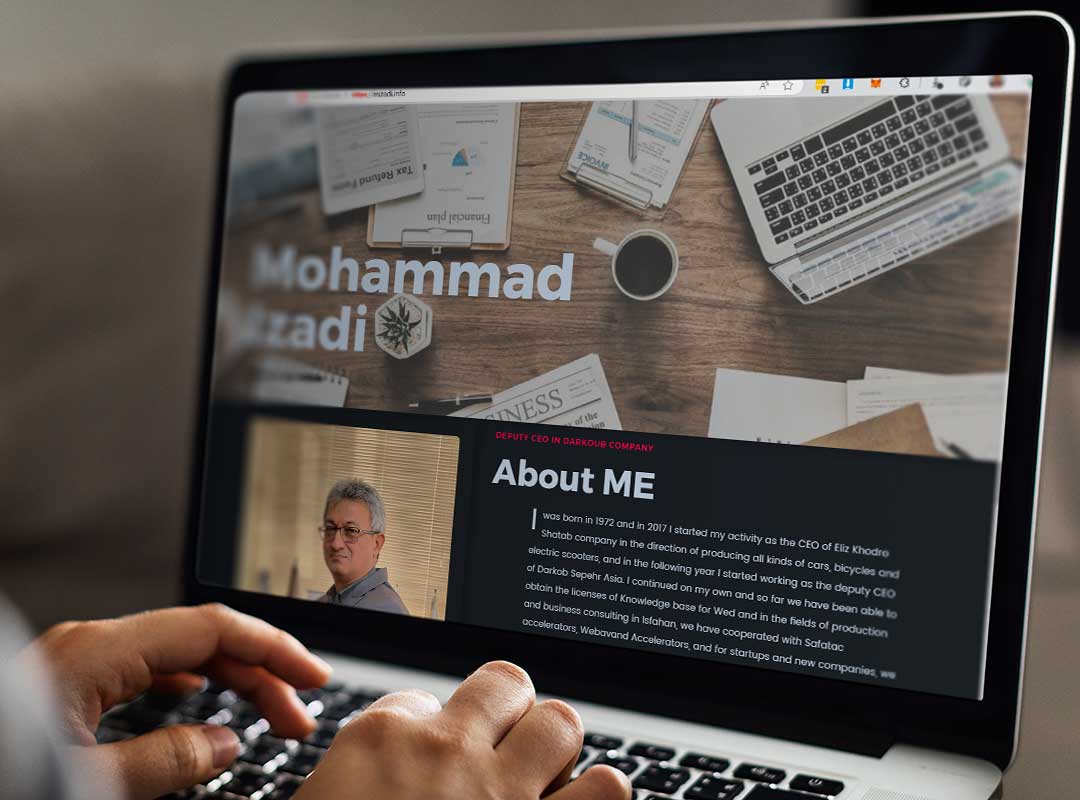 🌟Personal website design portfolio🌟 - Hamid Salavati